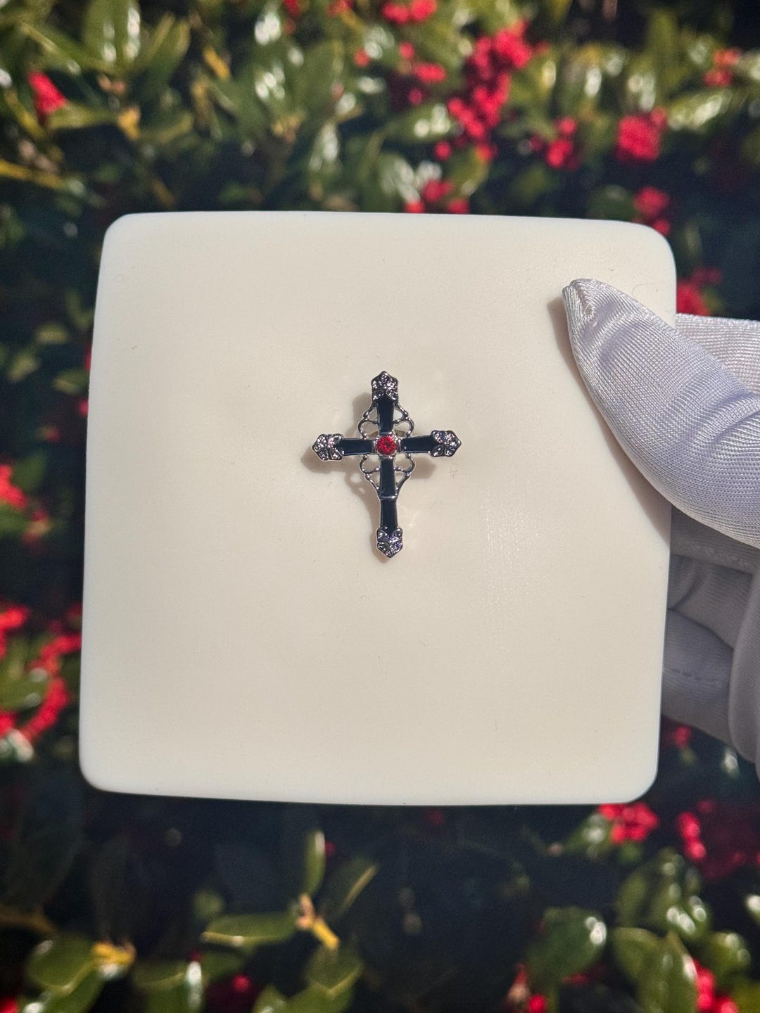 Cross Naval Belly Ring Piercing - Etsy