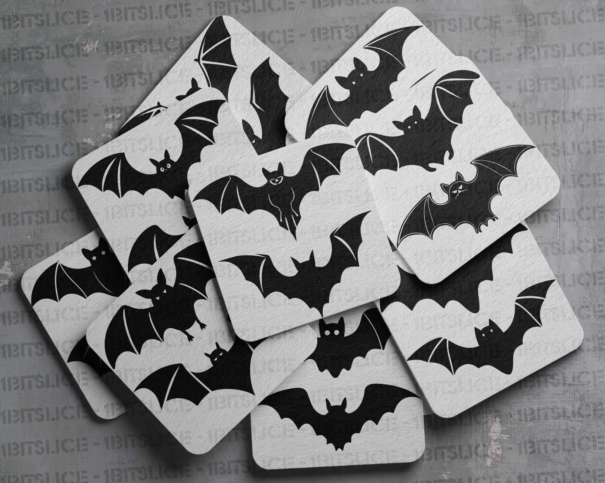 Halloween Bat SVG Bundle Digital Download, Halloween Clipart Pack, Bat ...