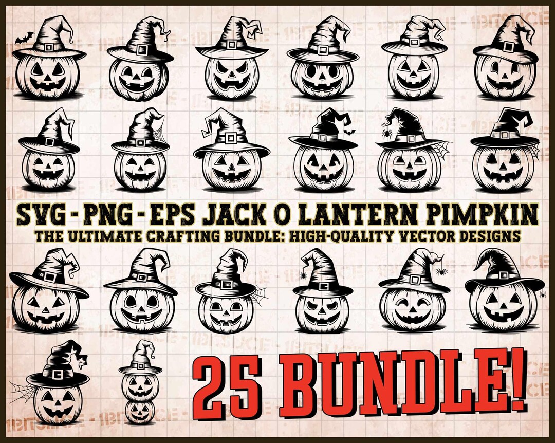 Jack-o-lantern Witch's Hat Halloween Clipart, Pumpkin Fall Design ...