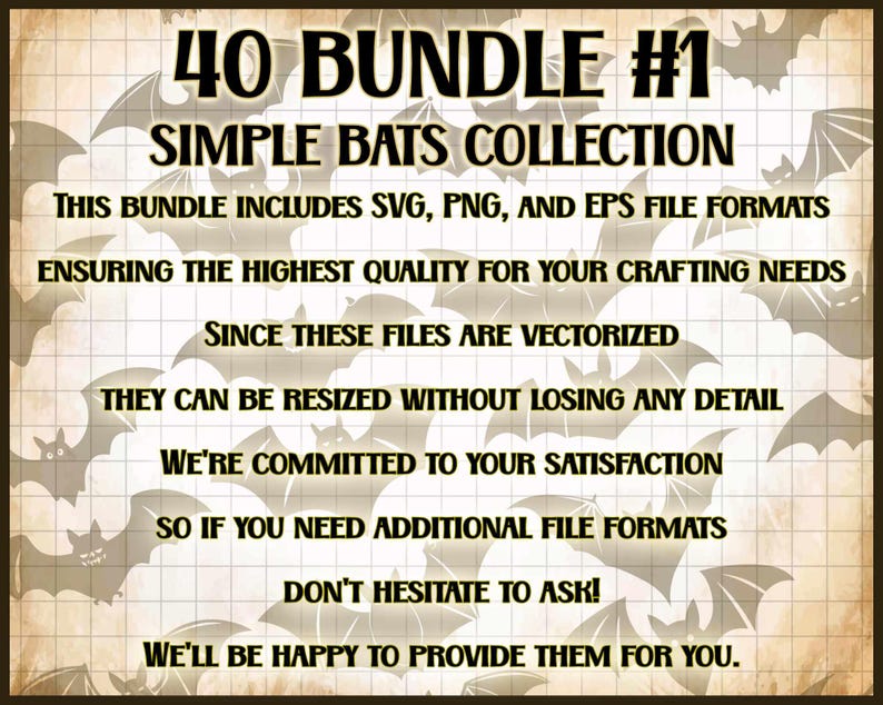 Halloween Bat SVG Bundle Digital Download, Halloween Clipart Pack, Bat ...