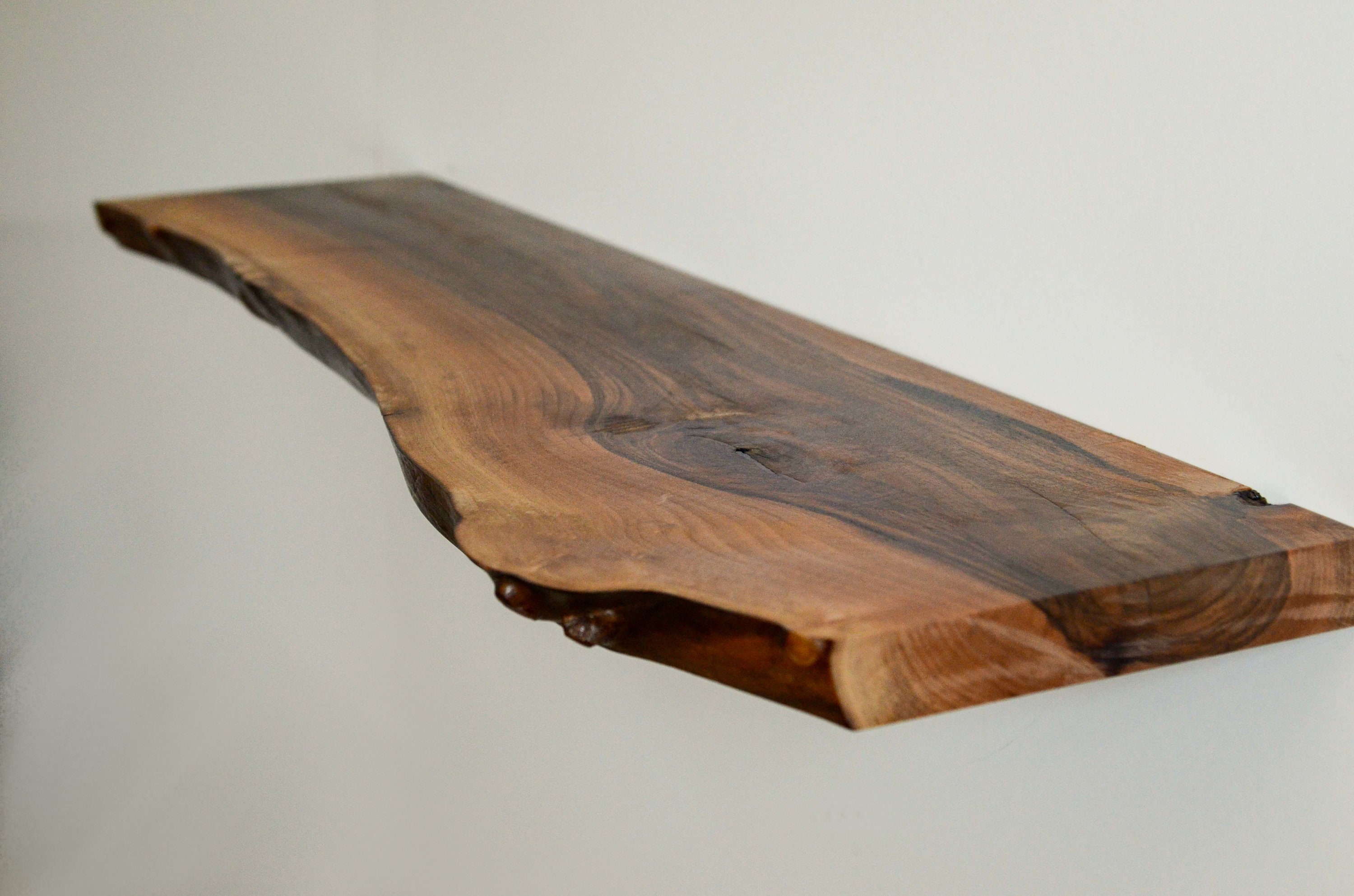 Rustic Wood Floating Fireplace Mantel Shelf Boho Live Edge Fireplace ...