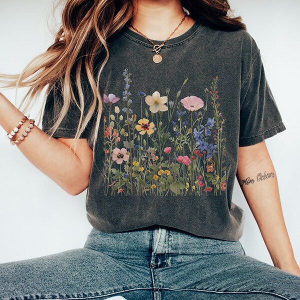 Wildflower Shirt - Etsy