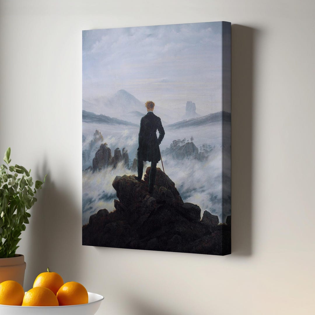 Caspar David Friedrich's the Wanderer Above the Sea of Fog Canvas ...