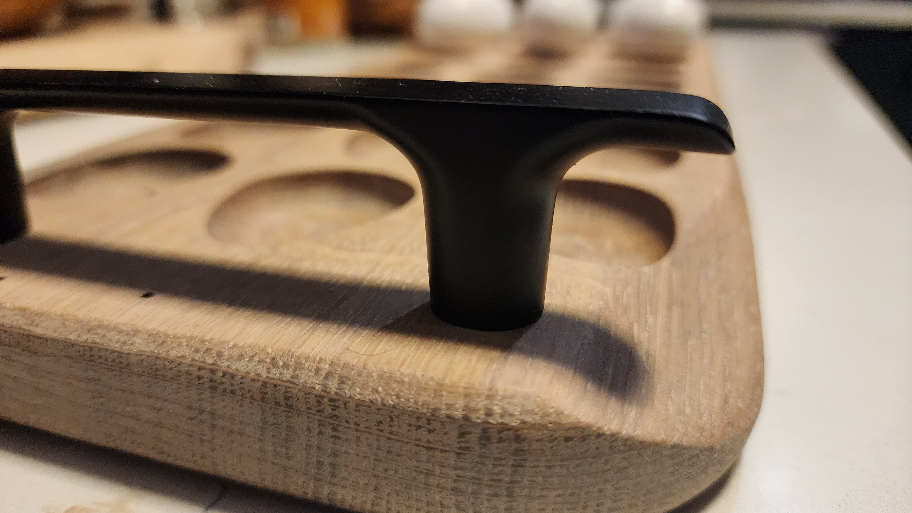 Hardwood Deviled Egg Tray With Handles - 24 Slots. Hardwoods - Walnut ...