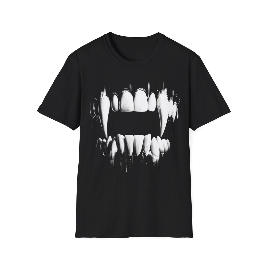 Vampire Teeth T-shirt for Men and Women - Etsy