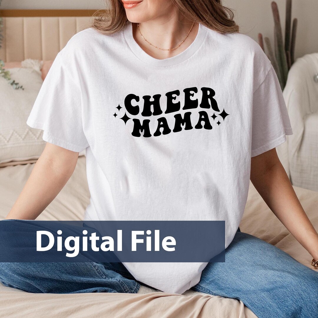 Cheer Mom SVG, Cheer Mom Jersey Font Svg, Cheer Mom Varsity Svg, Cheer ...