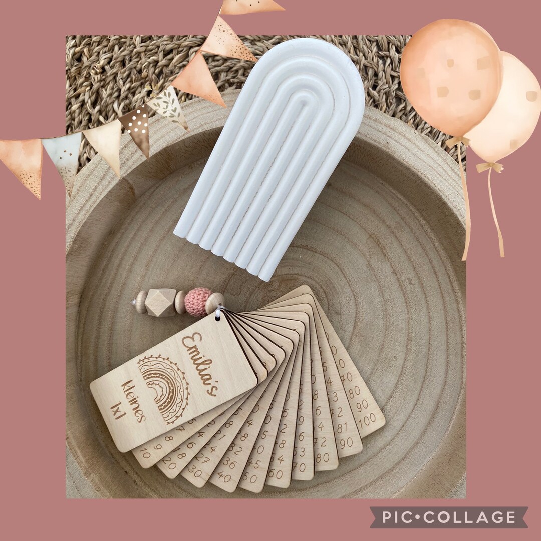 1x1 Cards Arithmetic Aid School Start Gift for School Enrollment ...