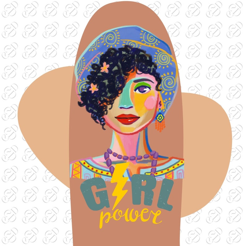 Girl Power Digital PNG Design Instant Download Digital Art Download ...