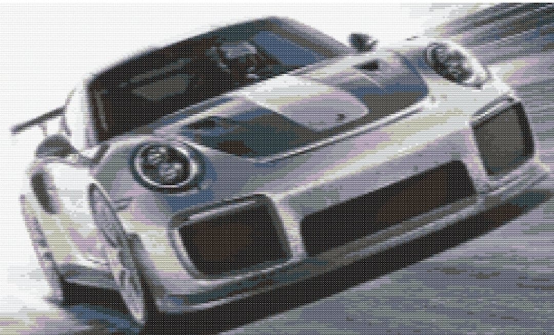 Porsche 911 GT2 RS Cross Stitch Pattern - Etsy