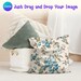 Video Animation Square Pillow Mockup: Canva Frame Template (digital ...