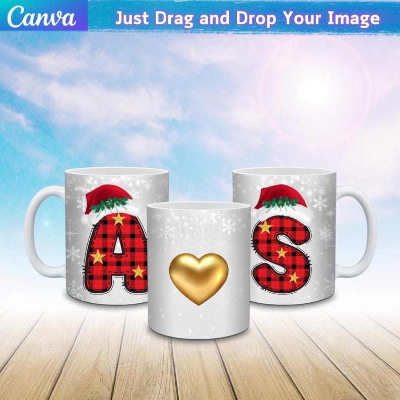Canva Mug Mockup Template: Editable Design, Commercial Use (digital ...