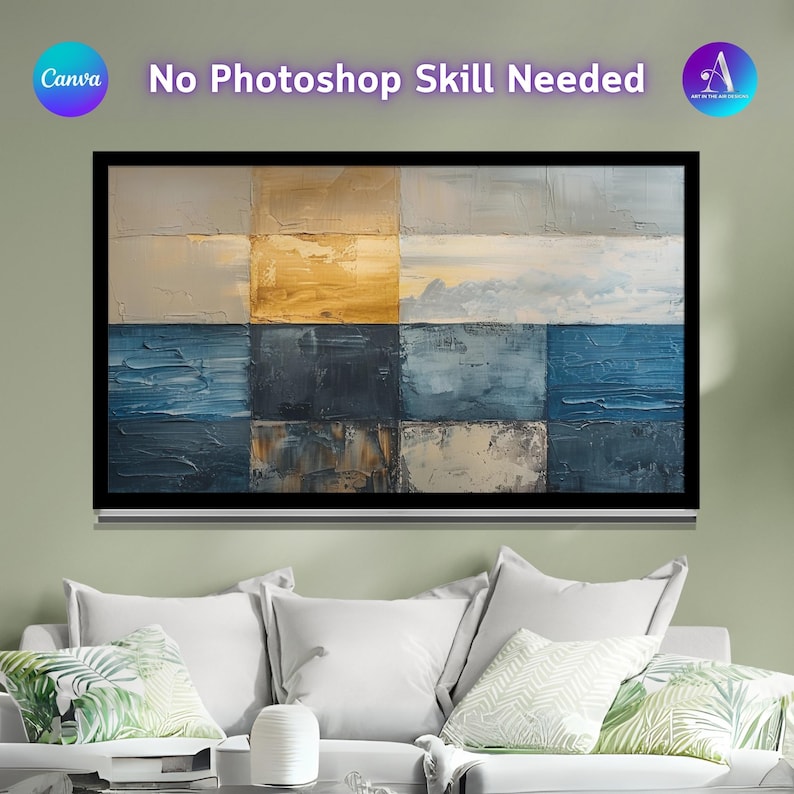27 Canva TV Frame Mockup Bundle: 16x9 Landscape (digital Download) - Etsy