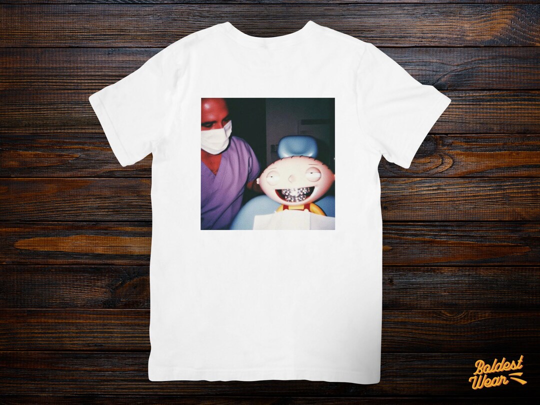 Stewie Griffin From Family Guy With Bussed Out Grills T-shirt - Etsy