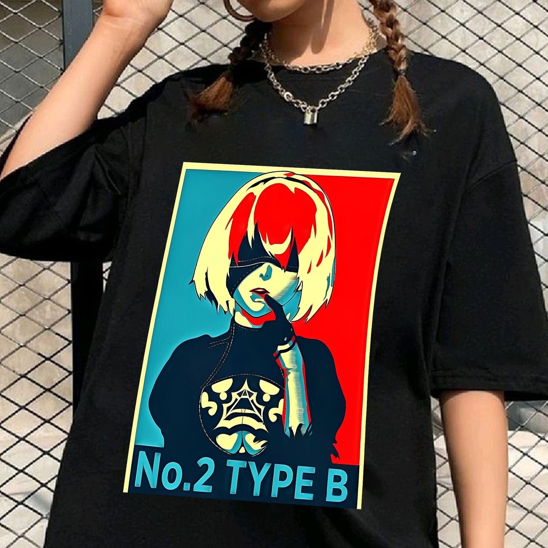 Nier Automata 2B Shirt, Nier Automata Yorha Shirt, Yorha No 2 Type B ...