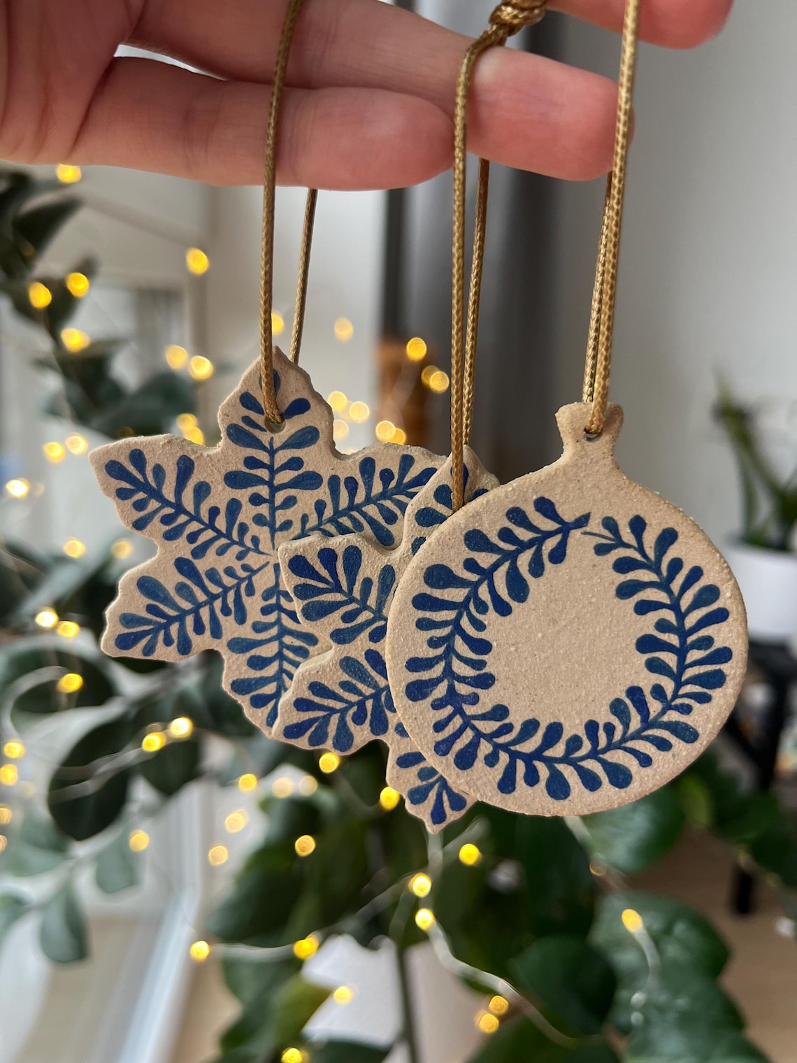 Ceramic Christmas Ornament | Handmade Ornament | Christmas Gifts - Etsy