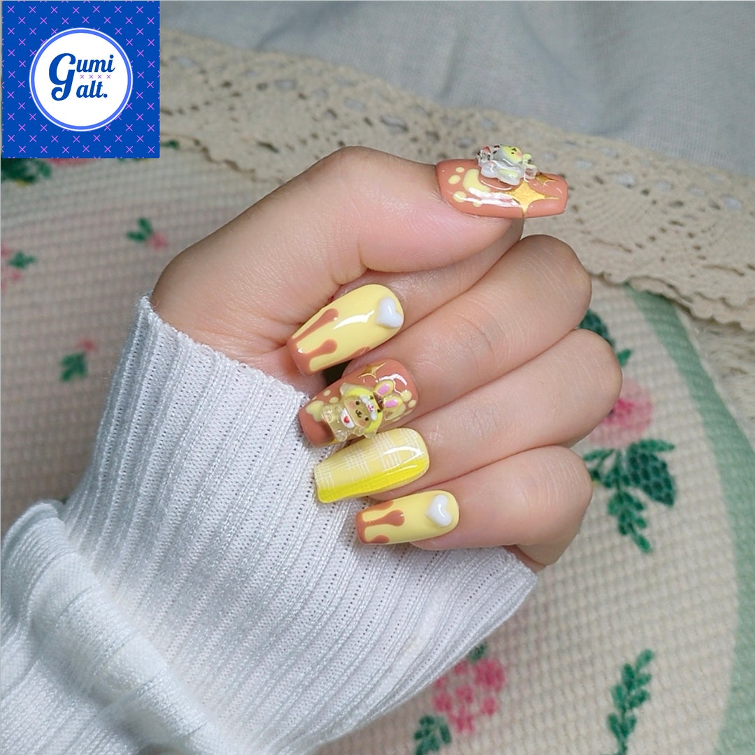 Pompompurin Sanrio Press-on Nails - Etsy