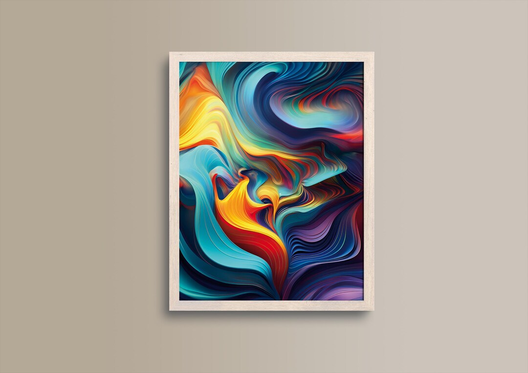 Farb Psychedelika Poster Design, Exclusive Wall Art for Stylish ...