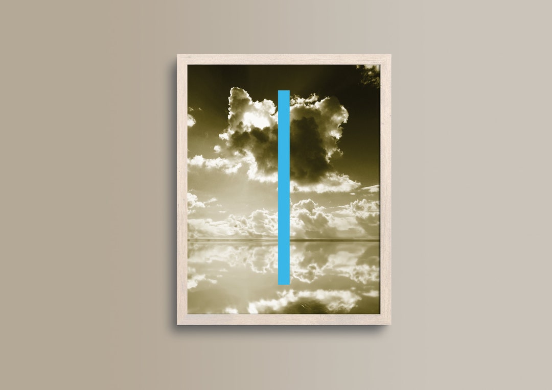 Zima Blue Art Print, Exclusive Minimalist Wall Decor Poster for Home ...