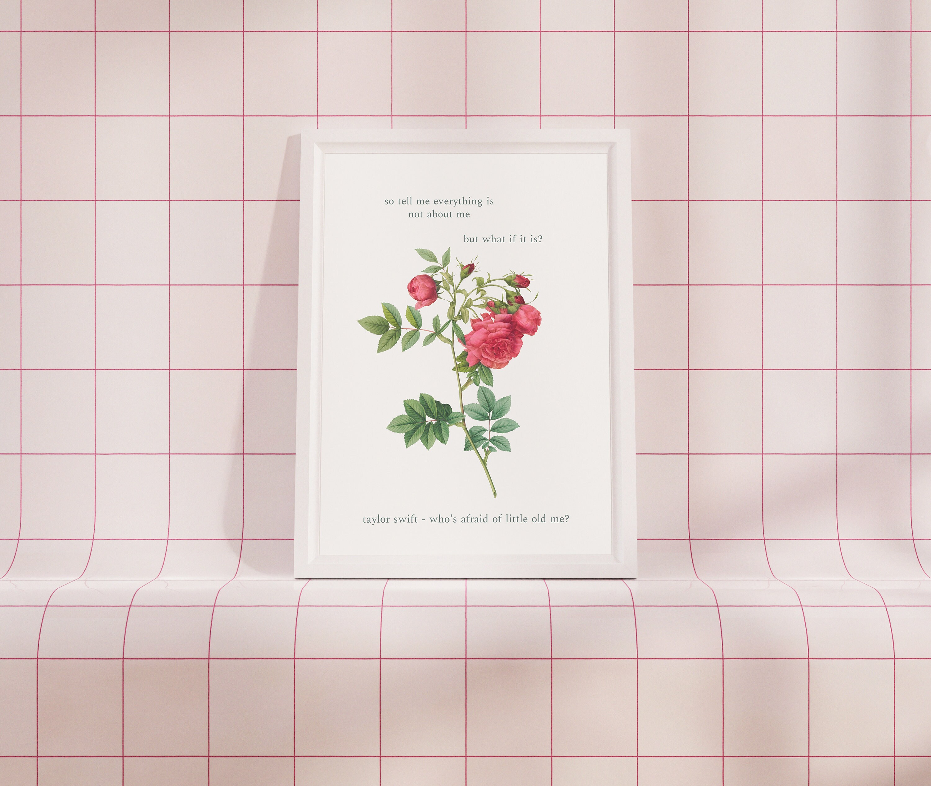 Taylor Whos Afraid of Little Old Me? The Tortured Poets Department ...