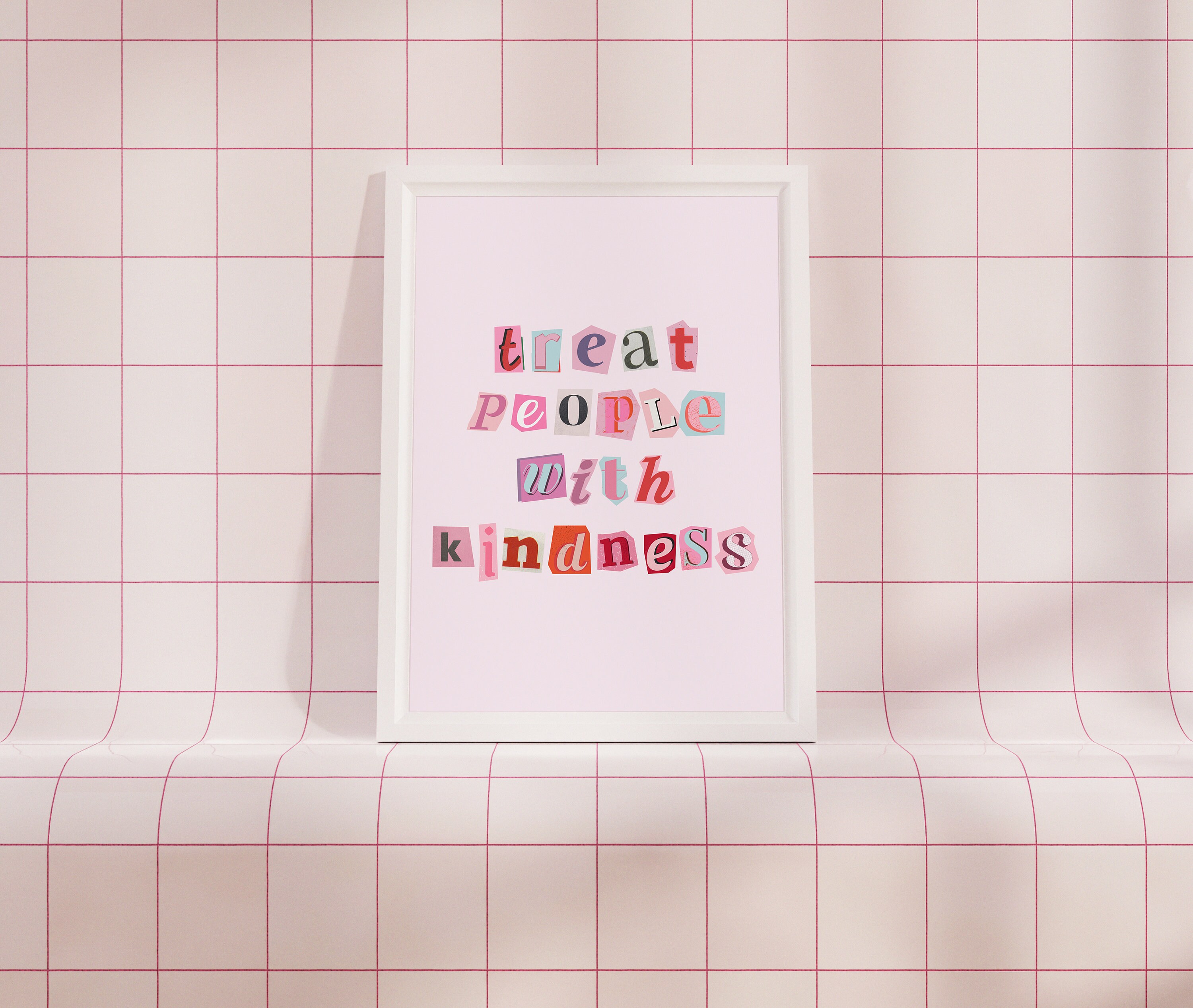 Treat People With Kindness Harry Styles Poster Lyrics Harry Styles TPWK ...