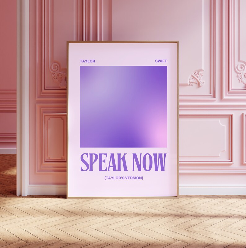 Taylor Swift Speak Now Poster Set of 3 Album Aesthetic Digital Download ...