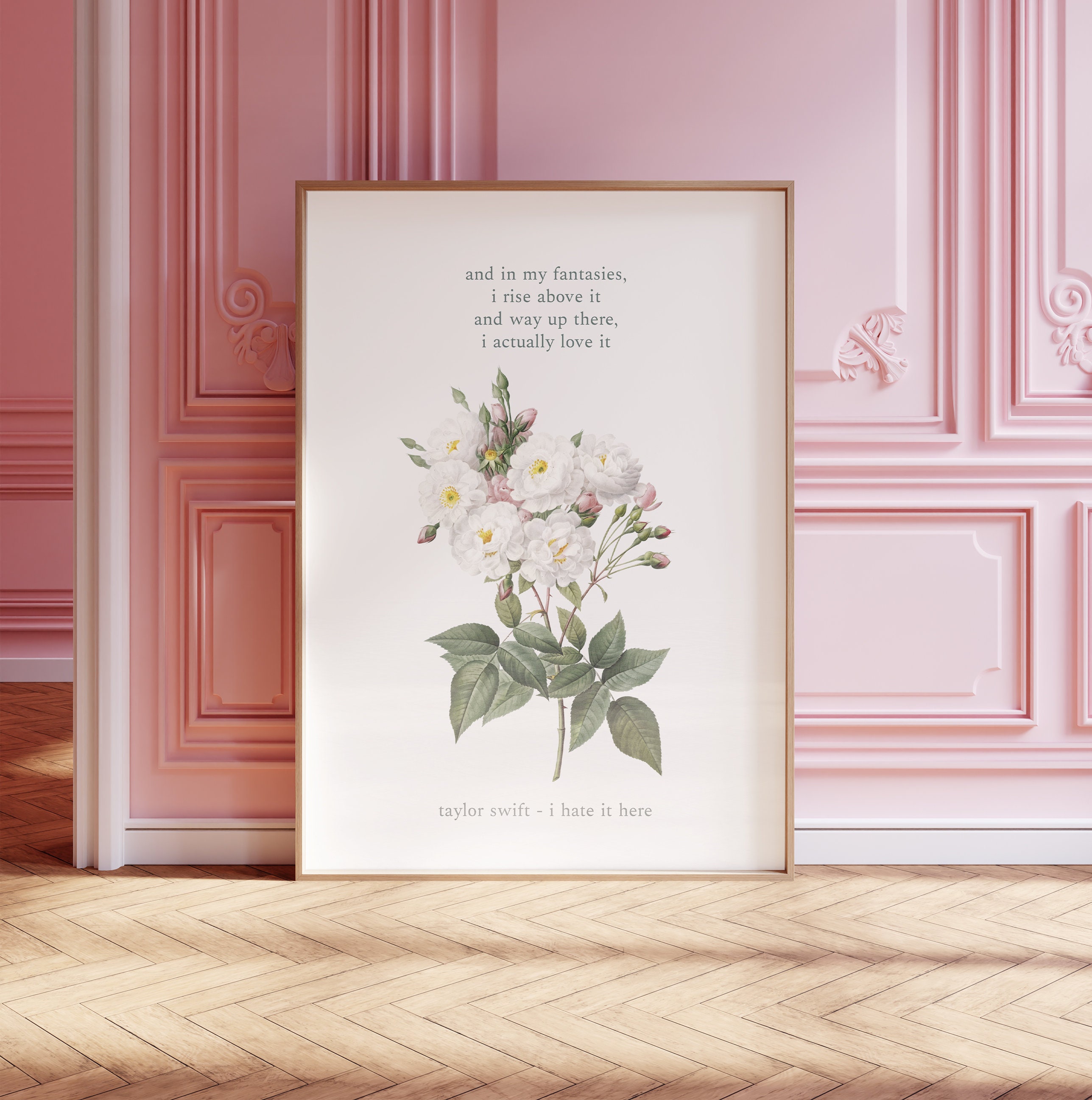 Taylor Swift I Hate It Here Poster Set of 2 the Tortured Poets ...