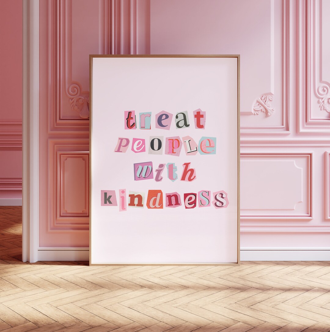 Treat People With Kindness Harry Styles Poster Lyrics Harry Styles TPWK ...