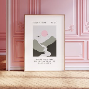 Taylor Swift Simple Poster Set of 3 August, Long Live, the 1 Wall Art ...