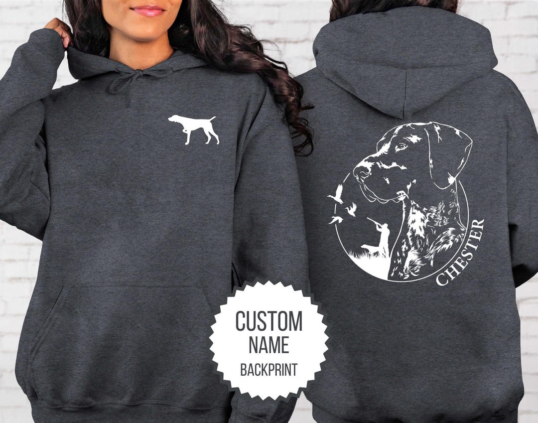 German Shorthaired Pointer Sweatshirt, Custom Dog Sweatshirt, GSP Mom, GSP Hoodie, Bird Hunting ...