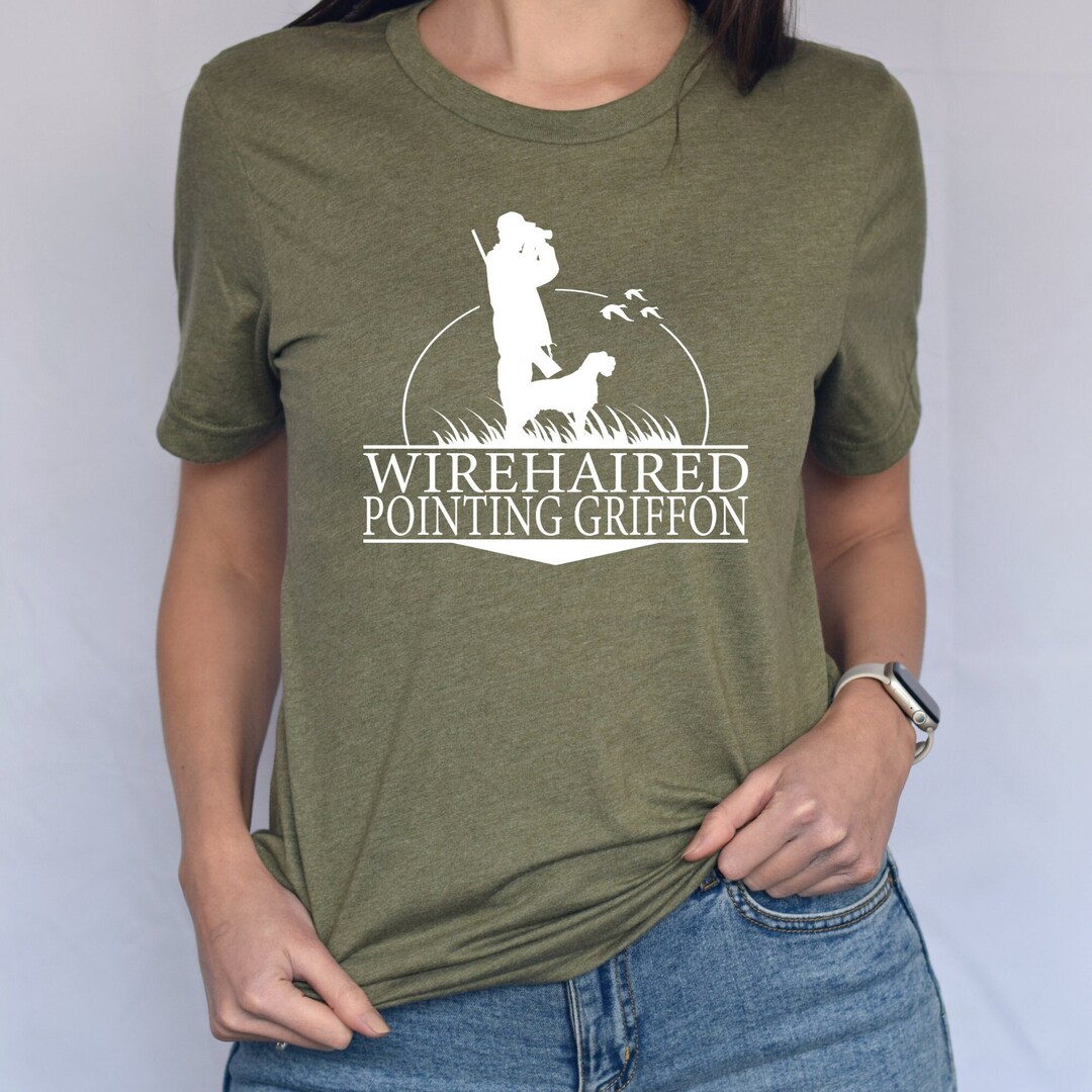 Wirehaired Pointing Griffon Shirt, WPG Hunting Dog Shirt, Griffon Dad ...