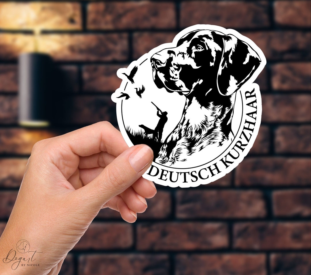German Shorthaired Pointer Sticker, Die-cut Sticker, GSP Mom Gift ...