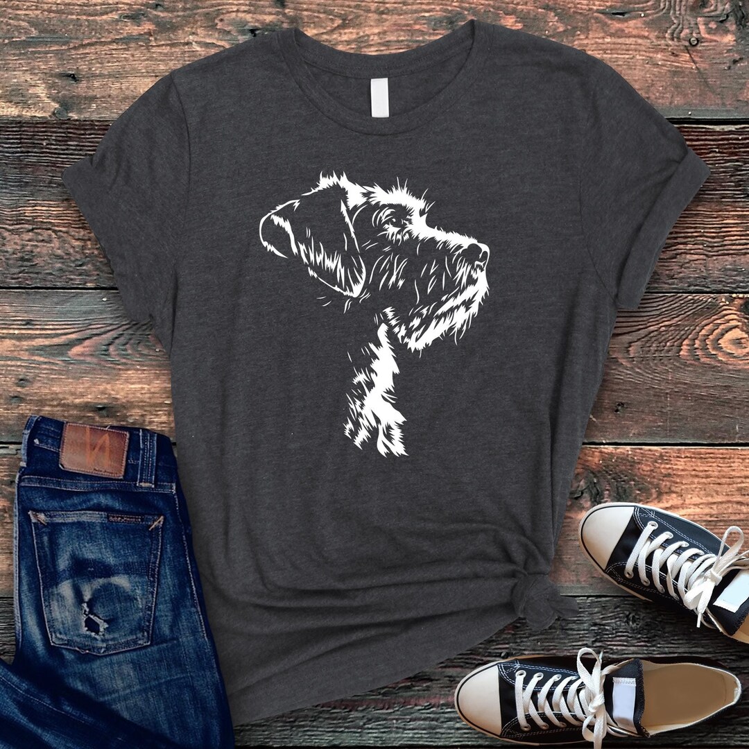 German Wirehaired Pointer Shirt, Hunting Dog, Pointer Mom Shirt, GWP ...