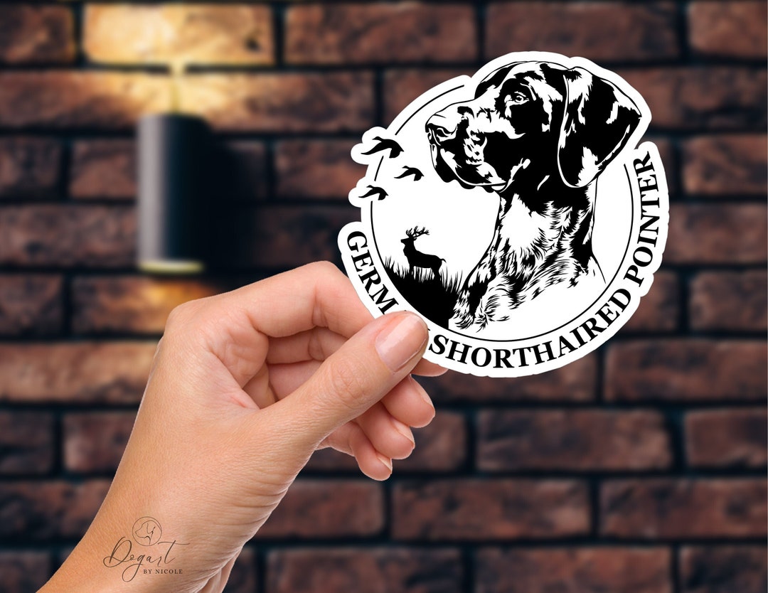 German Shorthaired Pointer Die-cut Sticker - Waterproof Vinyl Decal for ...