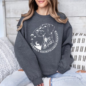 German Shorthaired Pointer Sweatshirt, GSP Dad Sweater, German ...
