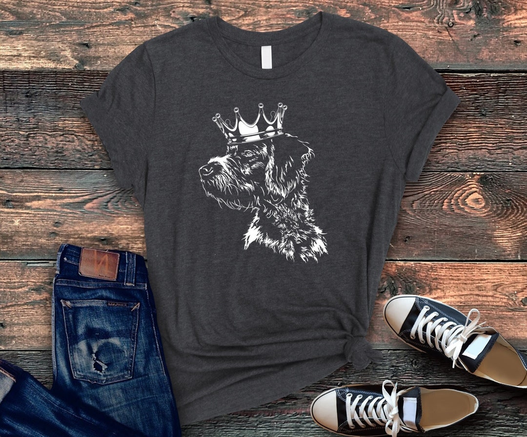 German Wirehaired Pointer Shirt, GWP Dad Shirt, Hunting Dog Tee, Bird ...