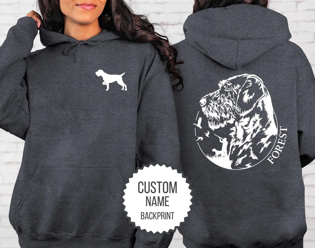 Wirehaired Pointing Griffon Sweatshirt, Custom Dog Sweatshirt, Griffon ...
