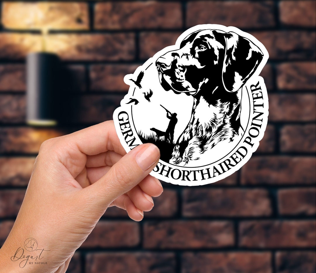 German Shorthaired Pointer Sticker, Die-cut Sticker, GSP Mom Gift ...