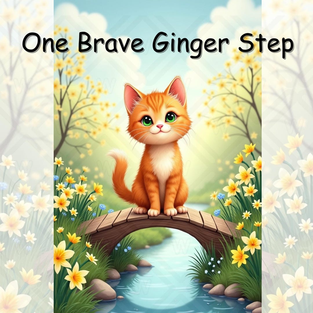 One Brave Ginger Step – Printable Children's Storybook PDF | Orange Cat ...