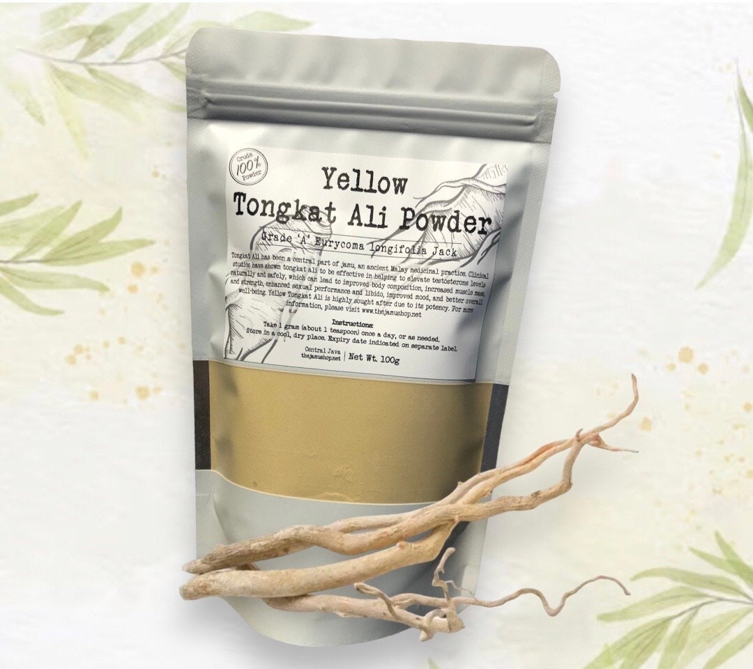 100% Malaysian True Yellow Tongkat Ali Original Crude Powder not ...