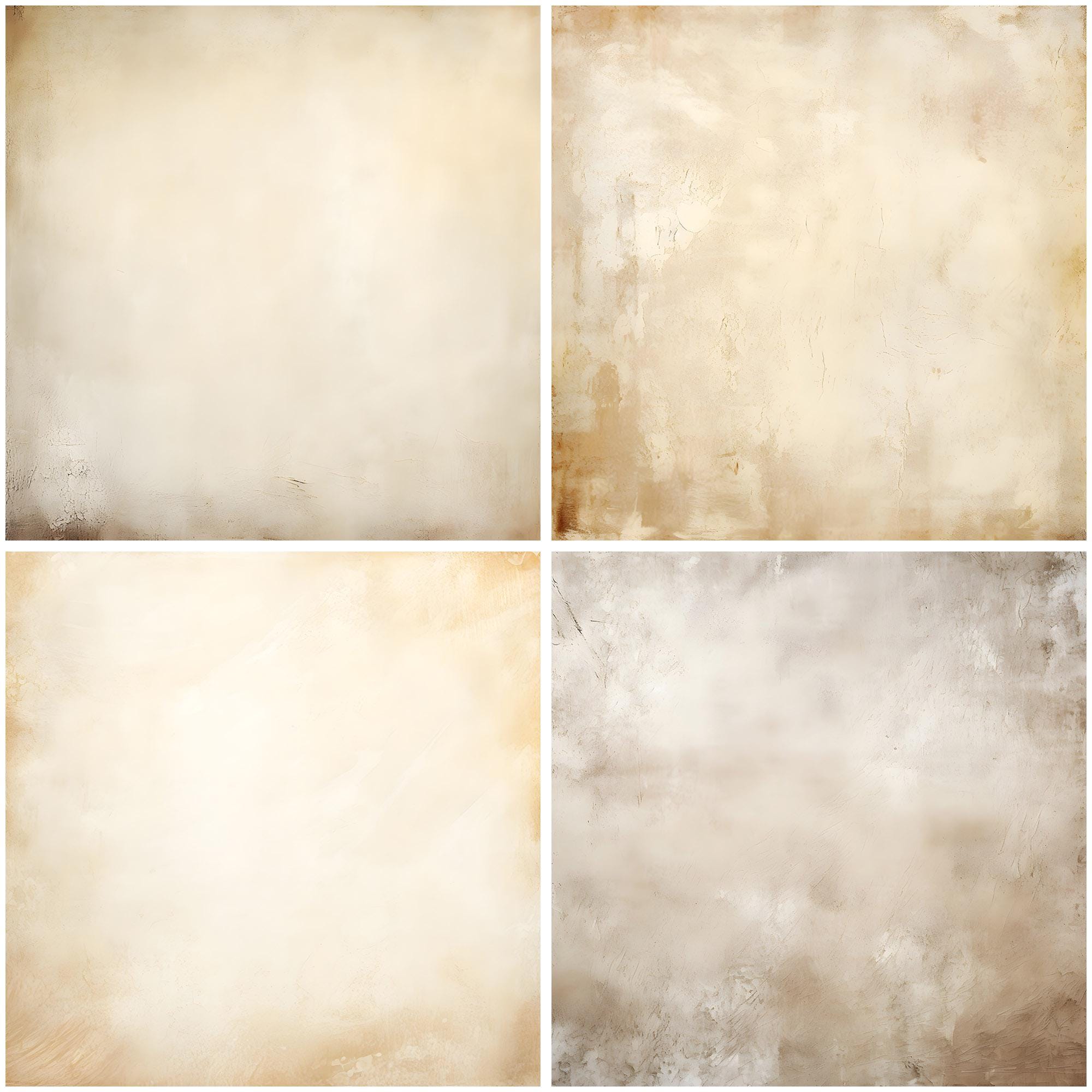 Neutral Textured Backgrounds: Beige, Cream & Gray Digital Paper ...