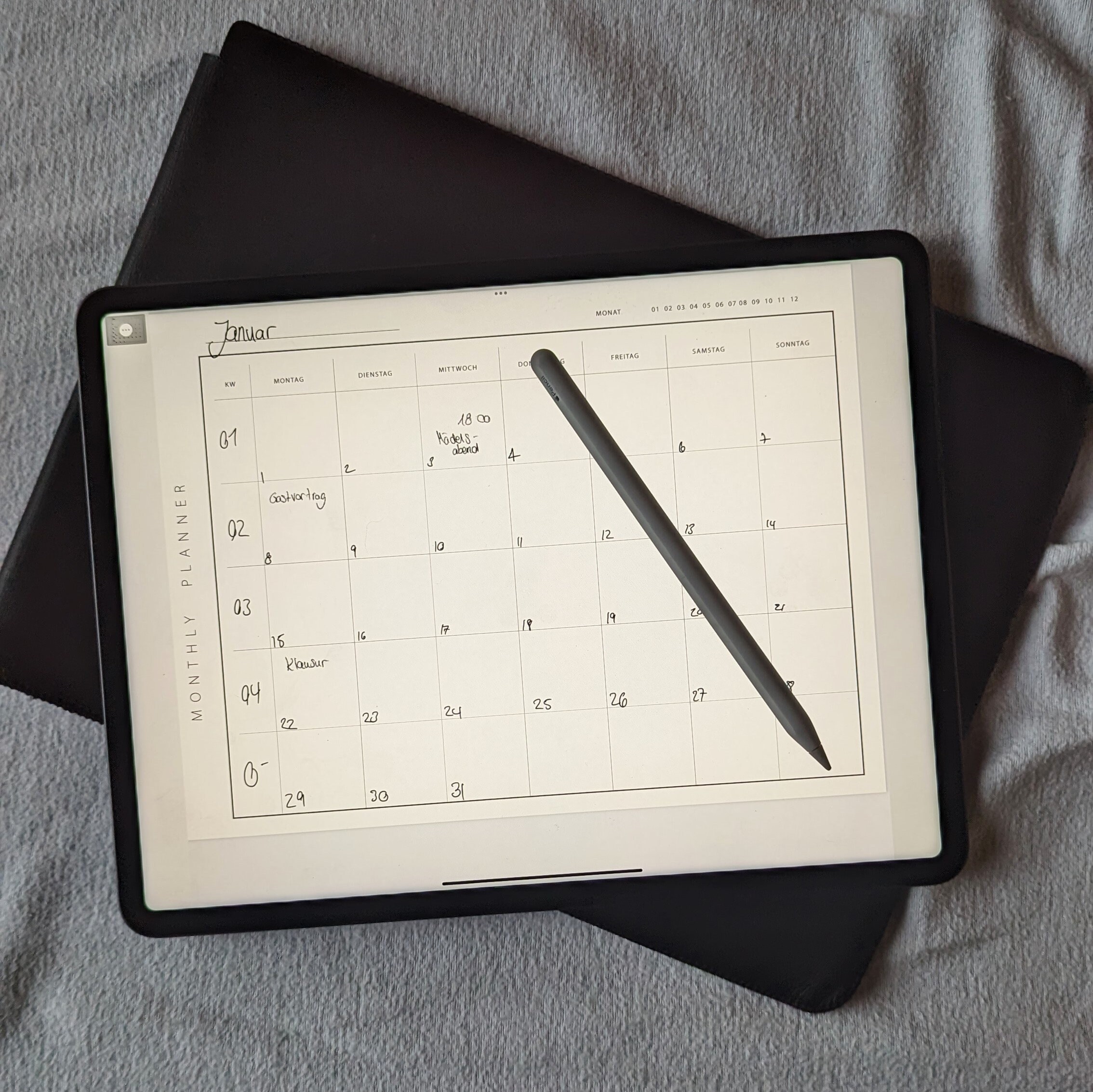 PDF Monthly Overview A4 or A3 Printable or for Your Tablet - Etsy