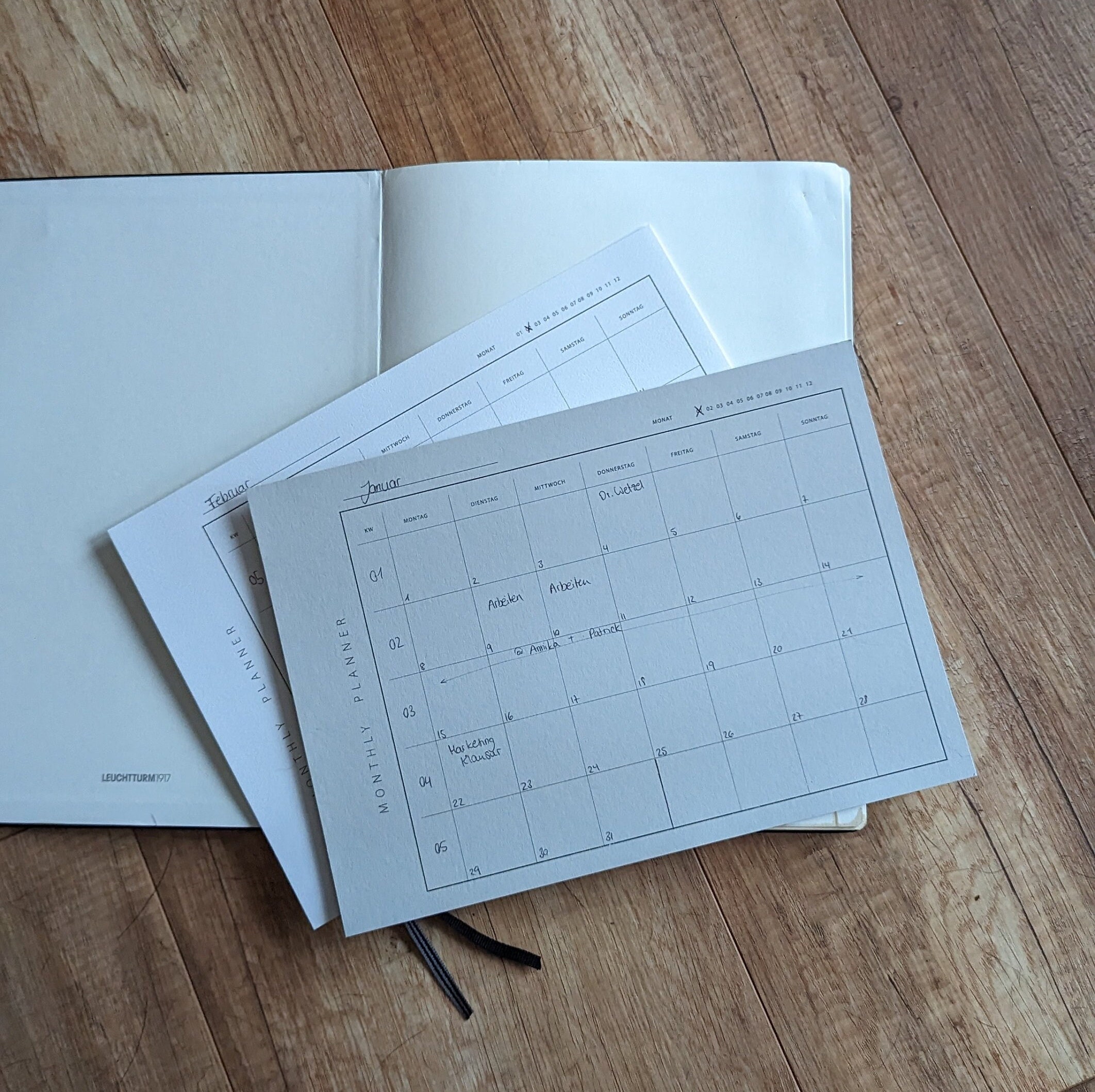 PDF Monthly Overview A4 or A3 Printable or for Your Tablet - Etsy