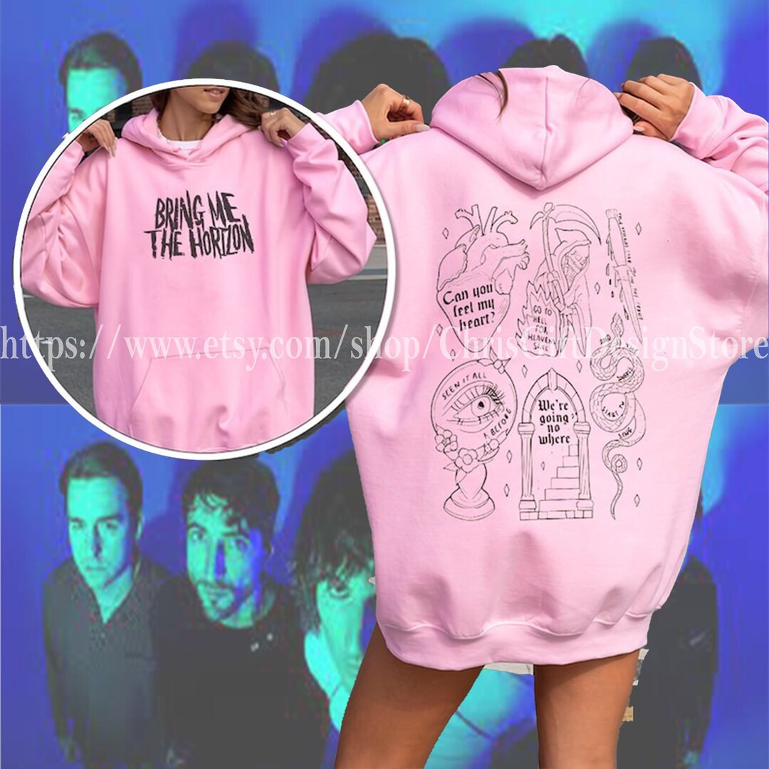 Bring Me the Horizon Doodle Art Sweatshirt, BMTH Rock Music Shirt ...