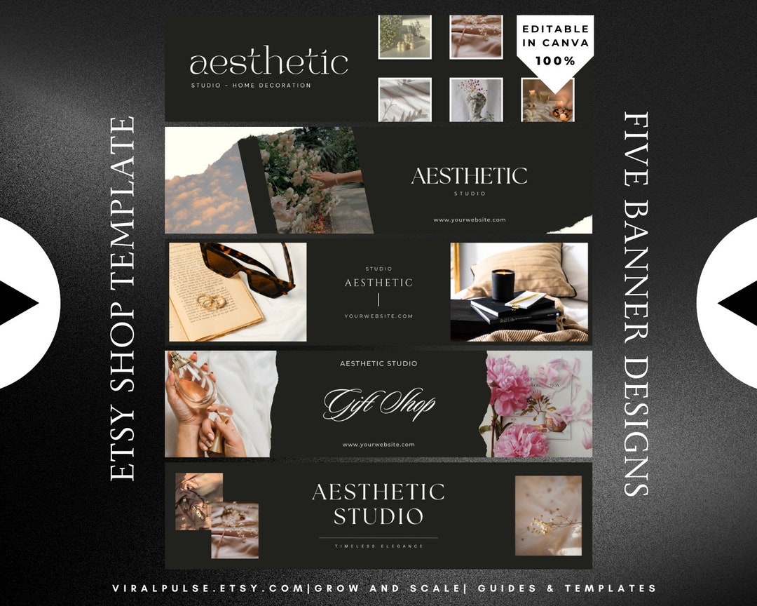 Etsy Shop Banner Kit, Etsy Canva Banners, Etsy Store Banner Design ...