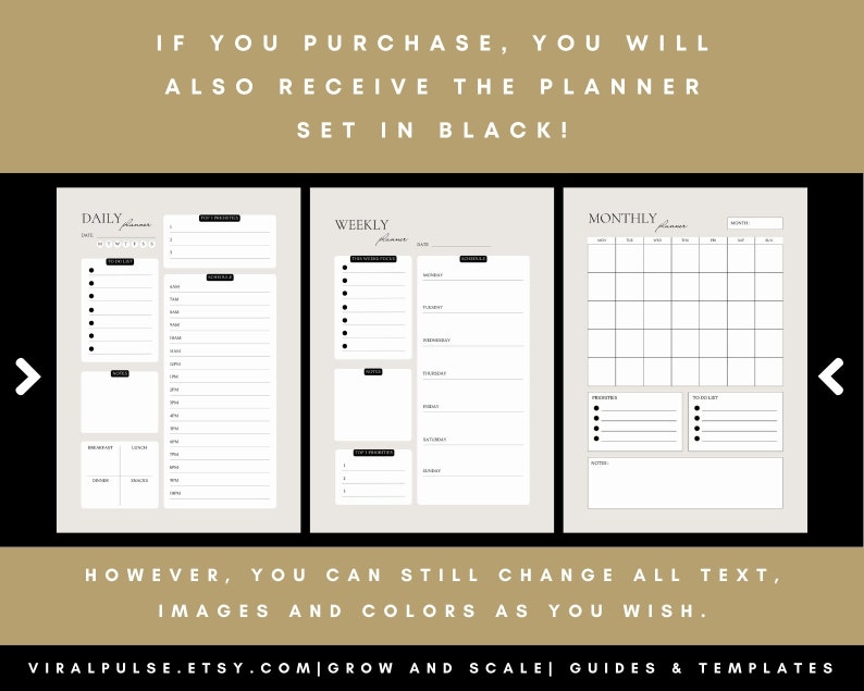 Ultimate Planner Bundle Customizable To-do Lists A4 Printables for ...