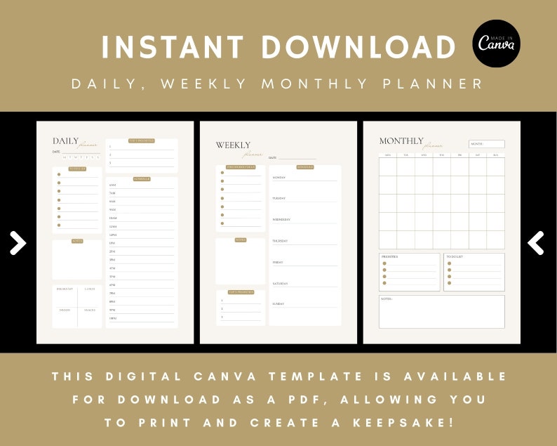 Ultimate Planner Bundle Customizable To-do Lists A4 Printables for ...
