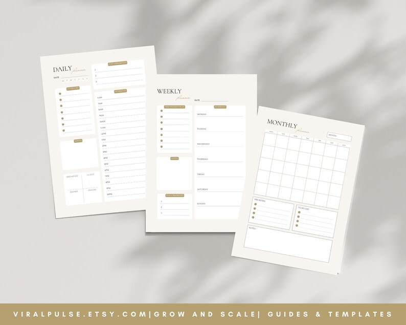 Ultimate Planner Bundle Customizable To-do Lists A4 Printables for ...