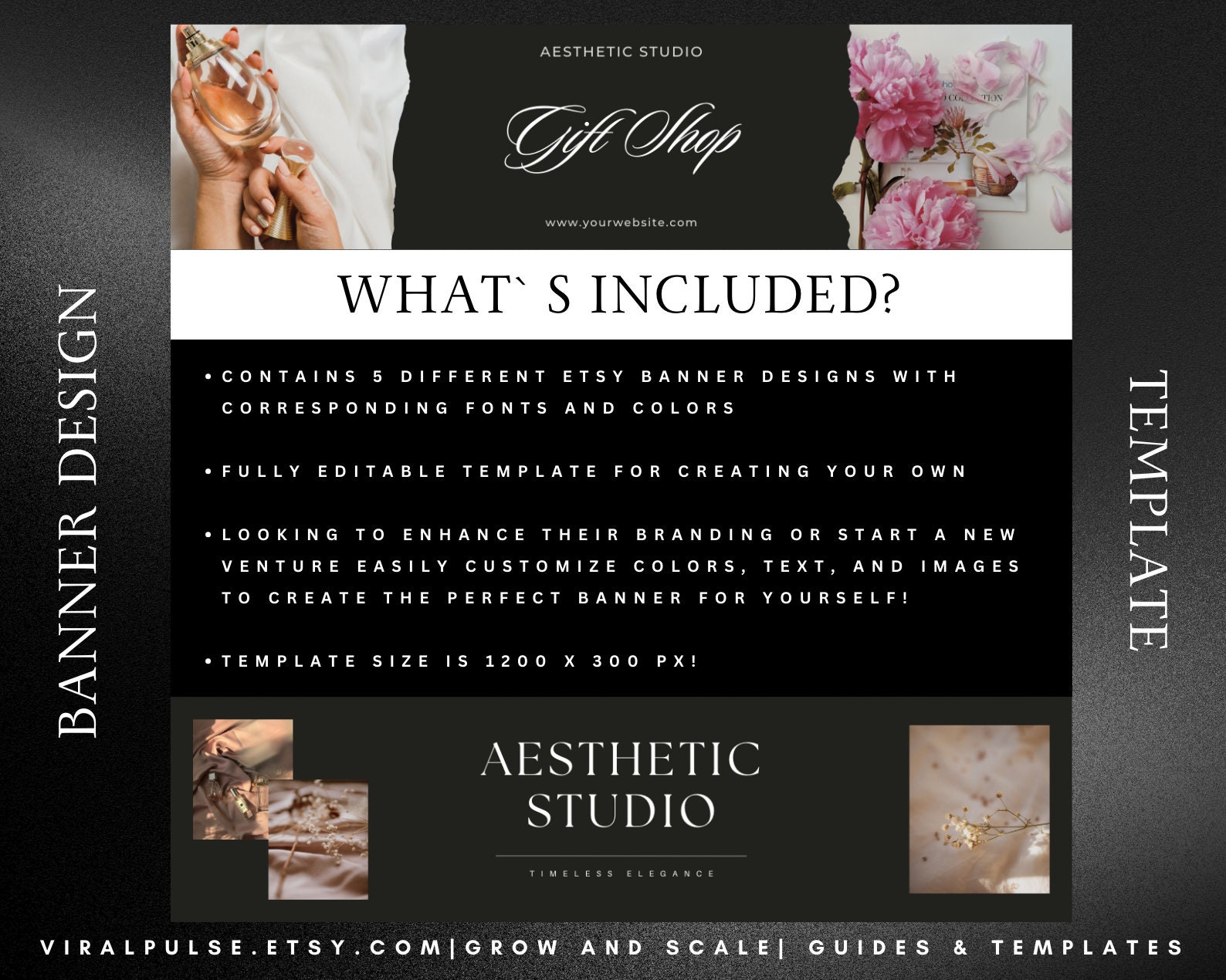 Etsy Shop Banner Kit, Etsy Canva Banners, Etsy Store Banner Design ...