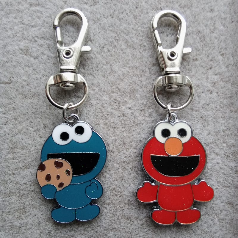 Elmo Keychain for Purse - Etsy UK