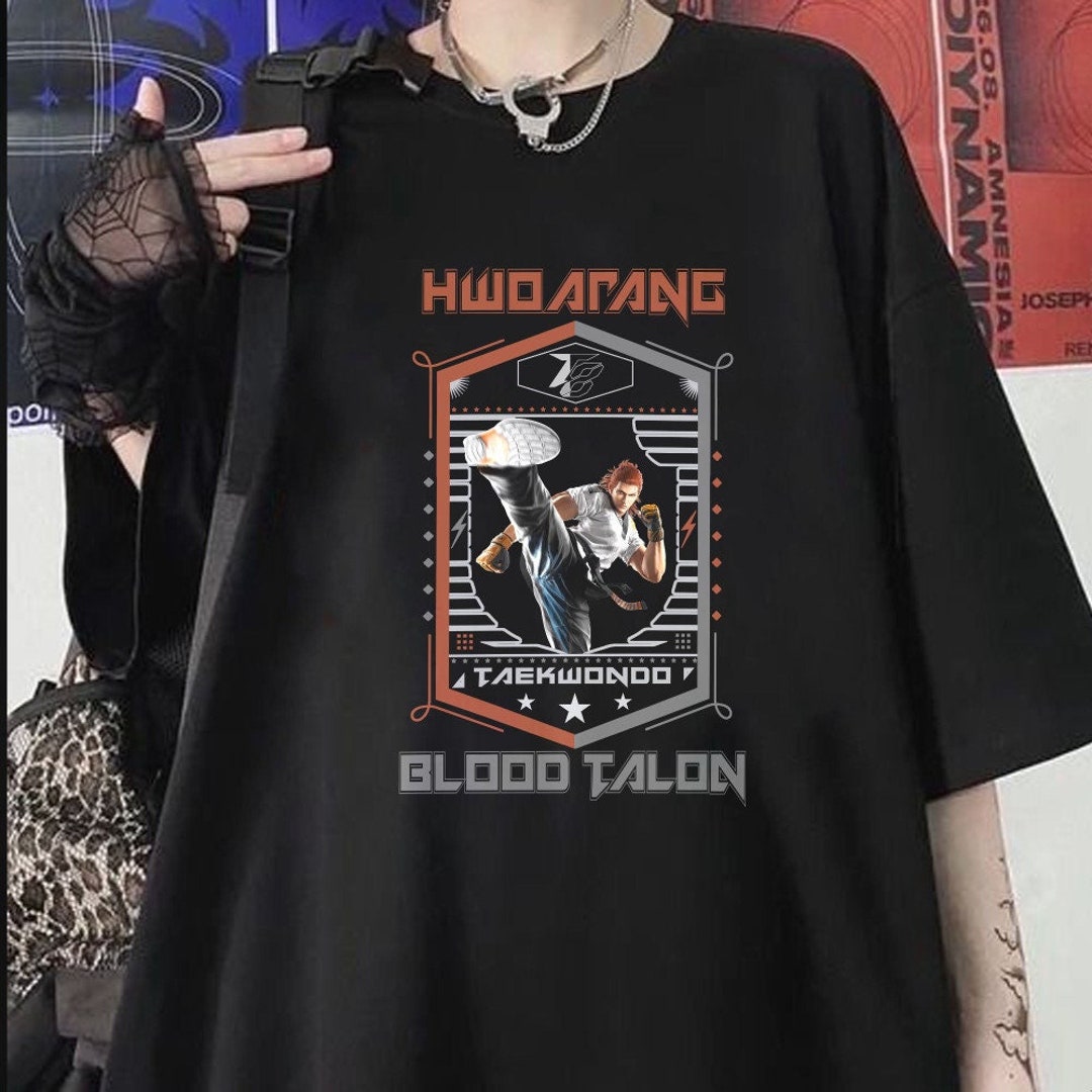 Hwoarang Blood Talon Tekken 8 Shirt, Tekken 8 Vintage Retro Shirt ...